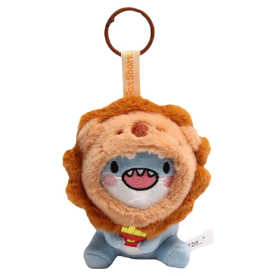 正版肥肥鲨鱼毛绒挂件鲨鲨莎头