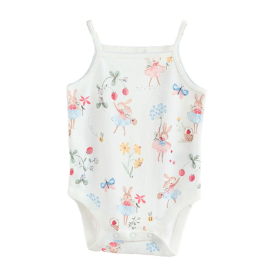 英国NEXT女宝花精灵纯棉吊带背心