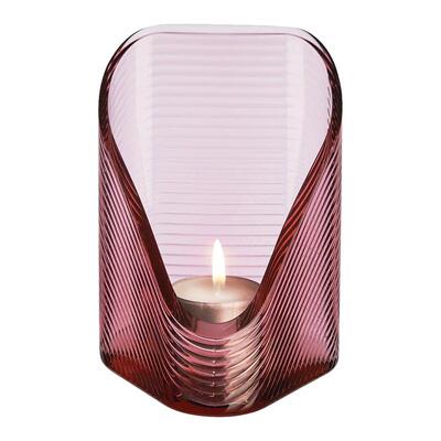 努德进口手工水晶玻璃烛台摆件