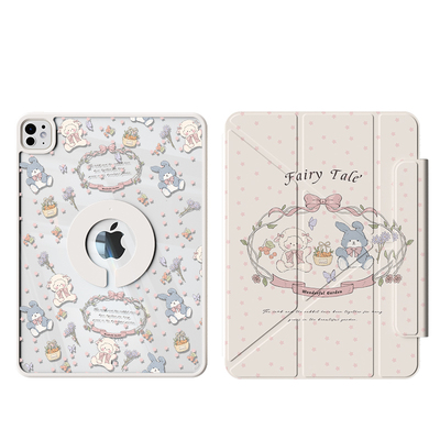 ipad磁吸旋转3+y可爱保护壳