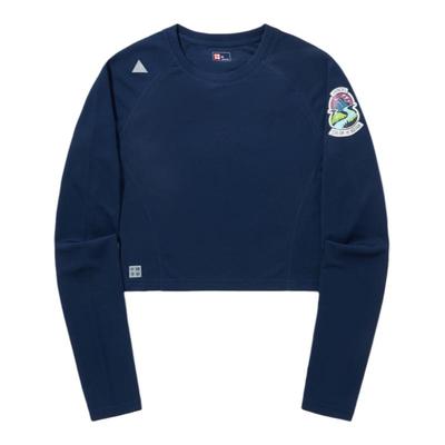 李宁正品女子轻便长袖文化衫