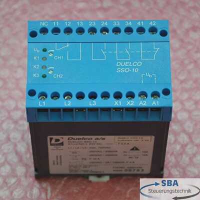 Duelco a/s SSO-10  Typ: 42501240 Stop Monitor / Stillstandsw