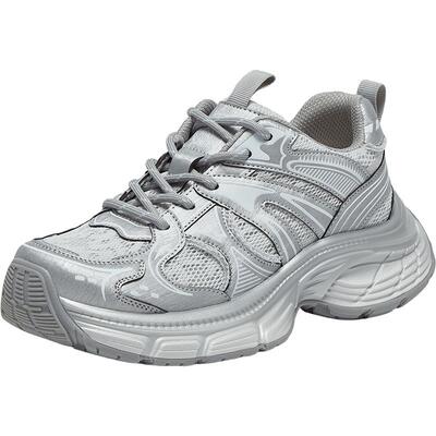 百思图2025夏季新款商场同款时尚潮流老爹鞋增高女休闲鞋D5291BM5