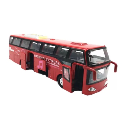 仿真5开门巴士大巴车合金模型
