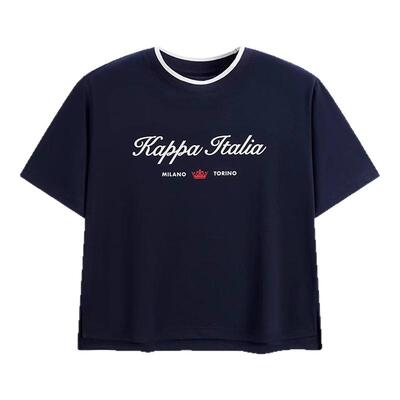 Kappa卡帕女装2025秋季新款运动休闲简约百搭短袖T恤K0F62TD03