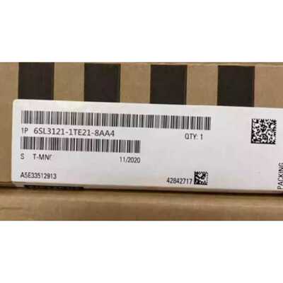 议价6SL3120-1TE21-8AA4西门子S120单电机模块全新6SL31201TE218A
