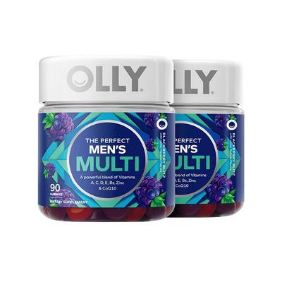 OLLY男性复合维生素2瓶辅酶Q10