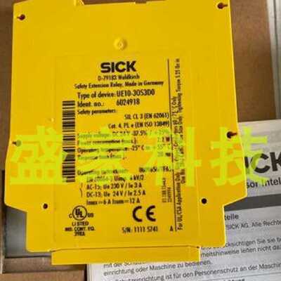 议价正品施克安全继电器 UE10-30S3D0 订货号：6024918现货询价