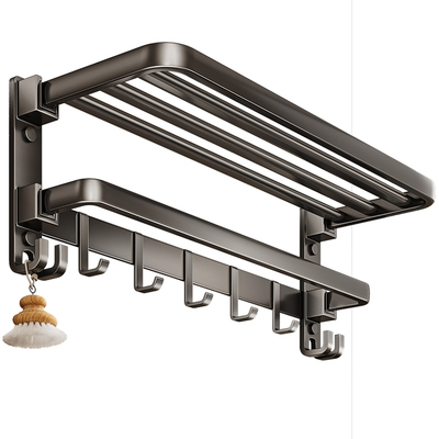 毛巾架卫生间免打孔浴一体