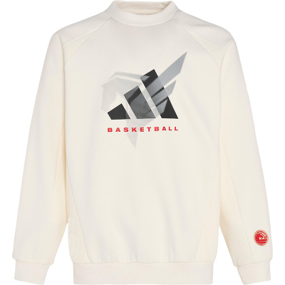 Adidas/阿迪达斯正品秋冬男士运动加绒篮球针织卫衣套头衫KT0625