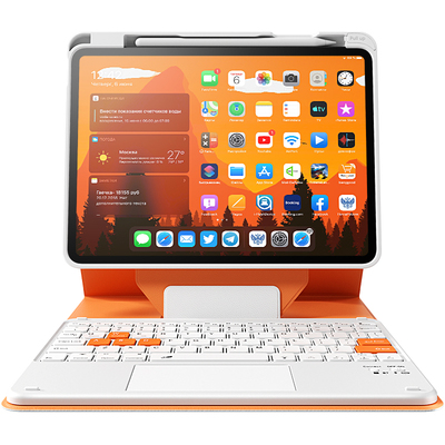 2026iPadair8新款适用苹果Pro妙控键盘11代保护套壳10.9寸平板专用5磁吸蓝牙7智能ipad10秒触控6一体增高支架