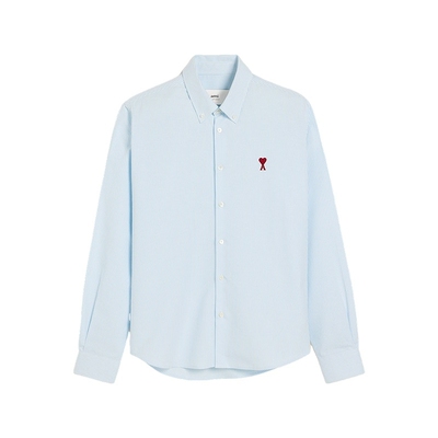 AMIPARIS红色爱心棉质衬衫