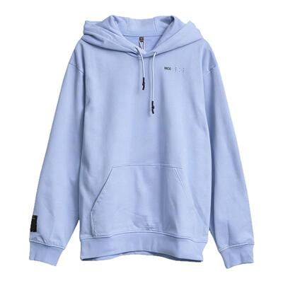 MCQ 中性字母标连帽卫衣宽松廓形袋鼠兜男女同款帽衫银泰 301596