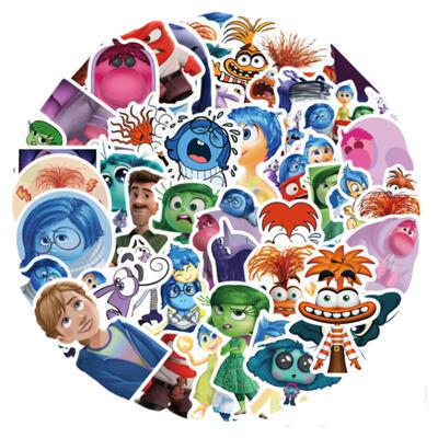 50张新款头脑特工队贴纸防水易撕