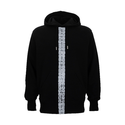 Givenchy经典logo连帽套头卫衣男