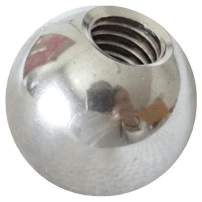 实心铁球带孔螺纹国标公制螺纹球