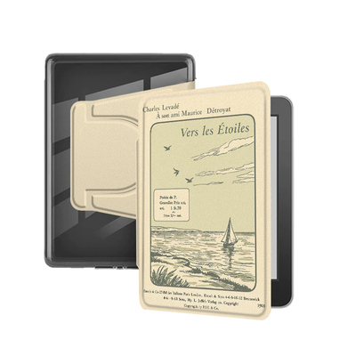 适用Kindlekpw6/5/4手绘风景958磁吸拆分11/12代658电子书保护套