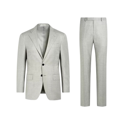 Suitsupply浅灰色羊毛西装套装
