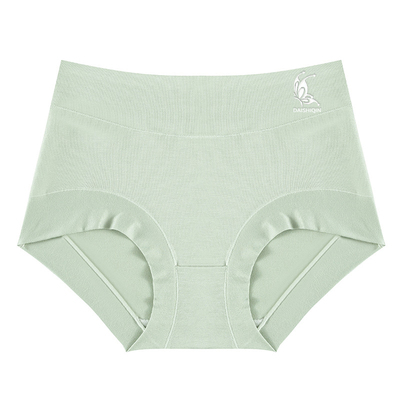 莫代尔高腰女士不夹臀内裤纯棉裆透气胖mm大码三角裤头女抗菌收腹