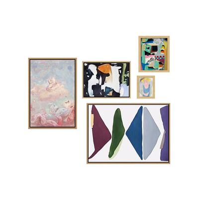 抽象风艺术阿波罗组合画折衷混搭