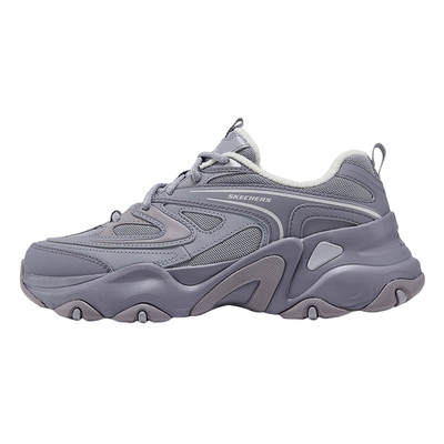 Skechers斯凯奇运动鞋冬女款厚底低帮减震熊猫休闲鞋 150522/PRMT