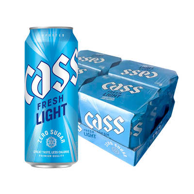 韩国进口CASS/凯狮light淡爽啤酒