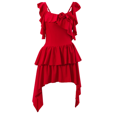 DK轻奢泳衣女高级感2025年新款泡温泉游泳衣连体裙式绝美成人泳装