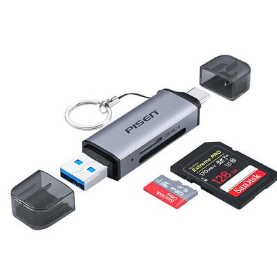 品胜USB+typeC高速多合一读卡器