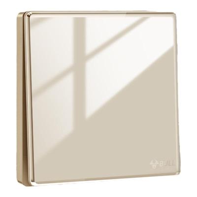 公牛亚克力开关插座面板奶油风