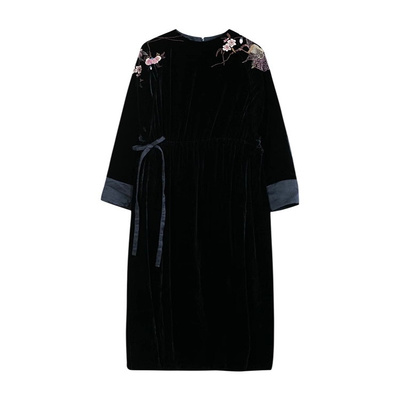 秋冬新款新中式女装长裙