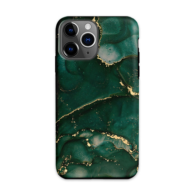 Acvoo翠绿鎏金大理石纹理手机壳