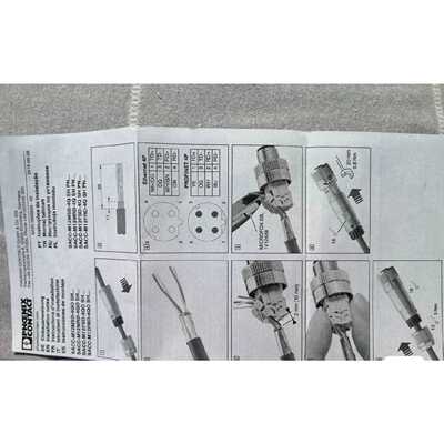 【议价-可维修】 Phoex Conta SACC-M12MRD-4Q 连接器 /均有货