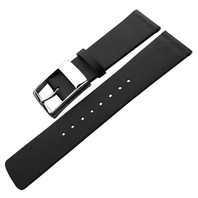 黑色真皮手表带头层牛皮原装款