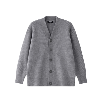 MIDASHAND男生纯色针织衫外套