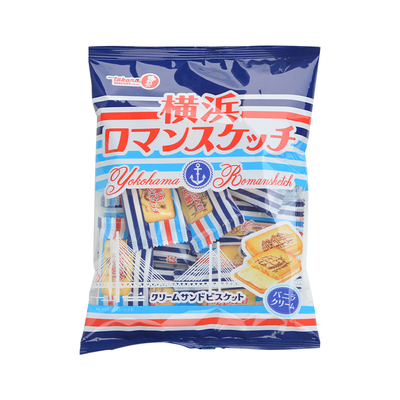 宝制果日本进口横滨香草芝士饼干