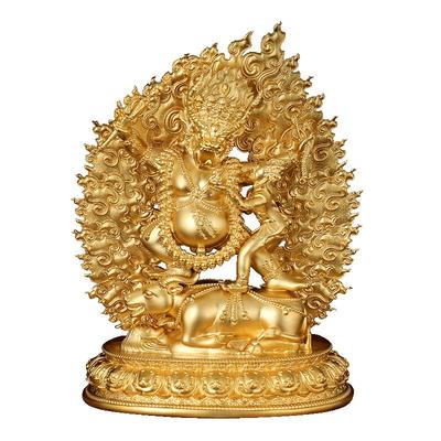 藏式小铜像雕像客厅桌面装饰摆件