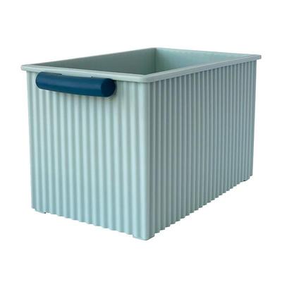 利快日本进口双耳收纳盒整理筐