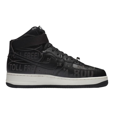Nike/耐克正品AirForce1High男子AF1黑镭射空板鞋CU1414-001
