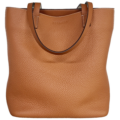 jpj头层牛皮托特包慵懒风通勤包