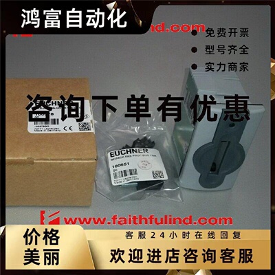 议价Euchner 100378 安士能全新安全开关 EKS-A-IDXA-G01-ST09/03
