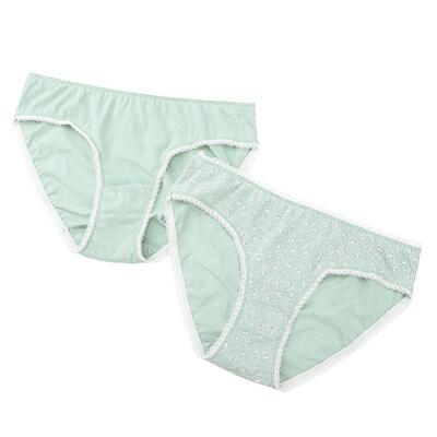 条装元素中低腰简约舒适三角内裤