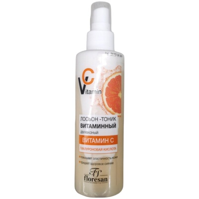 俄罗斯Floresan维生素vc补水喷雾保湿淡纹爽肤抗氧化200ml网红款