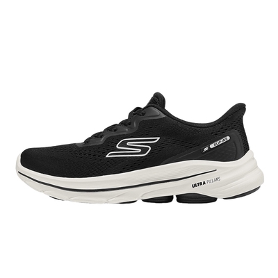 Skechers斯凯奇运动鞋女轻质舒适百搭绑带一脚蹬健步鞋125934/BKW
