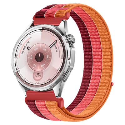 适用华为gt6尼龙表带watchgt6pro悦动三环编织GT5智能腕表watch5男女款4pro官方同款回环GT4链替换buds腕带