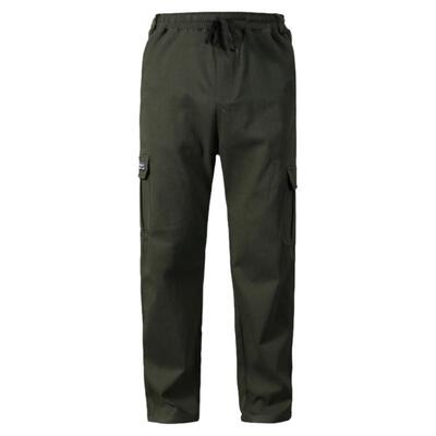 高弹力工装裤劳保直筒束脚长裤