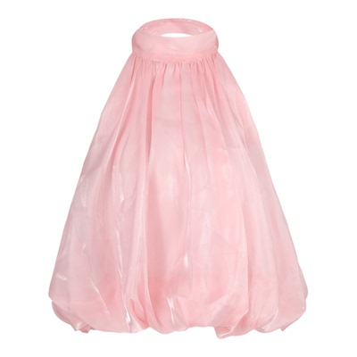 辣妹花苞吊带背心女美背挂脖上衣