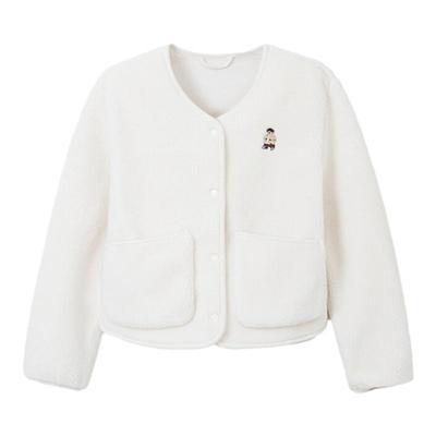 SPAO冬季小熊刺绣外套