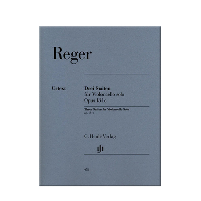 雷格三首组曲op131c大提琴独奏