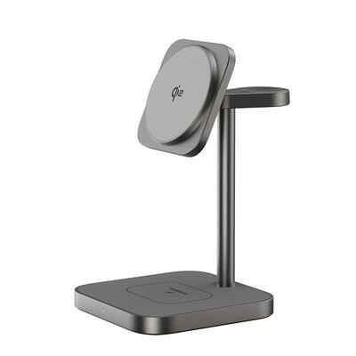 鹿洛可磁吸三合一无线充适用苹果