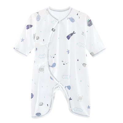 aengbay竹纤维婴儿男无骨连体衣